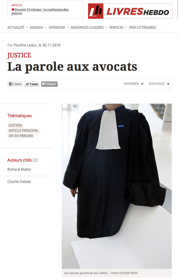 Le "Que sais-je ?" de Maître Pandelon sur "Le métier d'avocat" annoncé ...